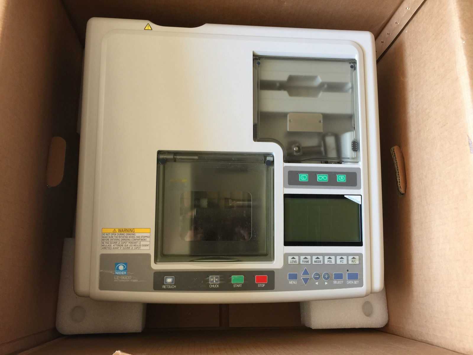 Nidek 3D Fit patternless Edger Santinelli LE-9000 LX | seaophthalmic